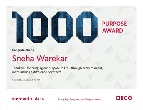 Cibc Sneha Warekar Ific Certified 17 Comments