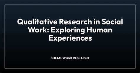 Social Work Research • Social Work Institute