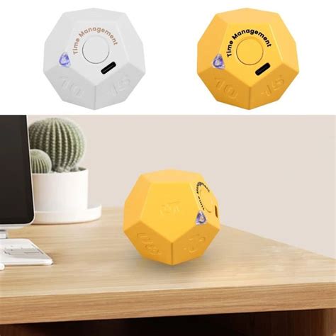 Angfew 450mah Cube Timer Led Indicator Dodecagon Mini Timer Electric