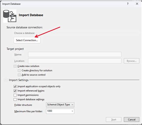 SSRS SQL Server Database Project In Visual Studio
