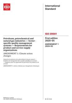 ISO 29001:2020/Amd1:2024