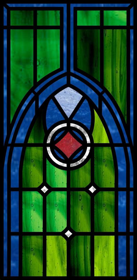 Ohmer Park Methodist Church Stained Glass Window Pattern
