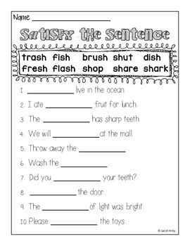 Word Work Digraph Packet By Sarah Kirby Teachers Pay Teachers