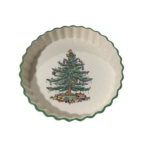 Spode Kitchen Spode Xmas Pie Pan 75 Crinkled Edges Imperial