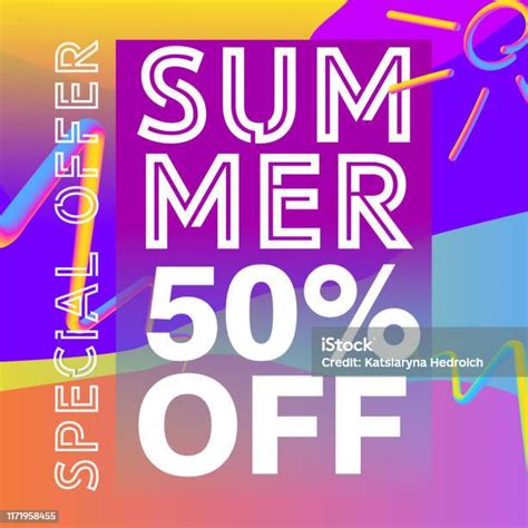 3d 단어 요소와 콜로 풀 여름 판매 배경 배너 포스터 전단지 카드 엽서 표지 브로셔에 대한 벡터 배경 계절 디자인 광고에 대한 스톡 벡터 아트 및 기타 이미지 Istock