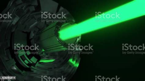 녹색 레이저와 디지털 기술의 추상 미래 배경 3 차원 일러스트 레이 션 가상현실에 대한 스톡 사진 및 기타 이미지 가상현실 공학 과학 Istock
