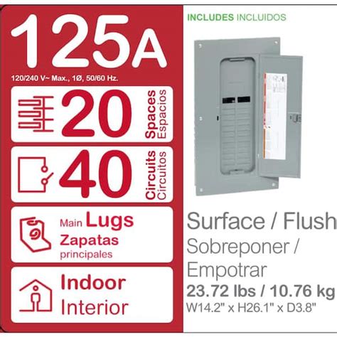 Square D 125 Amp Electrical Panels And Protective Devices The Home