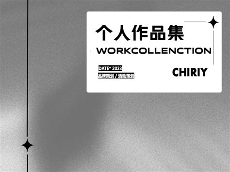 年个人作品集面试版本 VcooOOOll 站酷ZCOOL