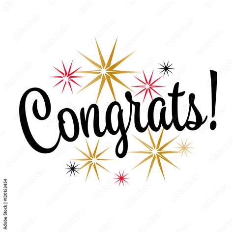 Congrats Congratulations Stock ベクター Adobe Stock