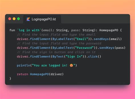 André Bernardo On Linkedin Selenium With Kotlin Login Steps