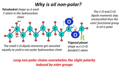 Is Oil Polar Or Nonpolar Polarity Of Oil
