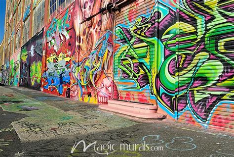 Graffiti Wall Wallpaper Wall Mural By Magic Murals