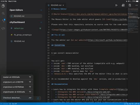 February Update Issue Thebaselab Codeapp GitHub