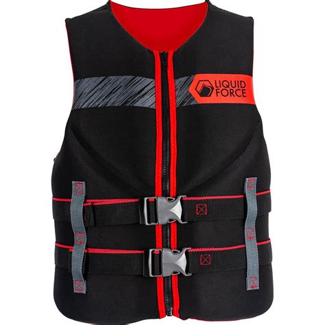 Liquid Force Classic Hinge Life Jacket Blackred