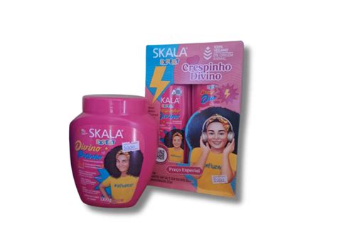 🌸 Skala Expert Kit Divino Potinho And Crespinho Divin Seren