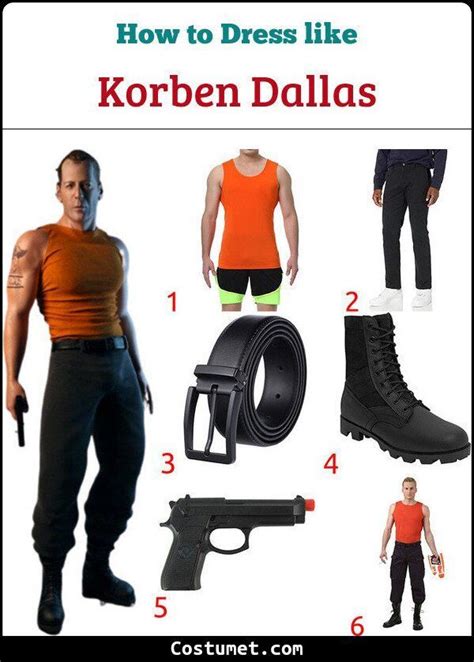 Korben Dallas The Fifth Element Costume For Halloween Fifth Element