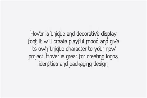 hover extended font freedafonts