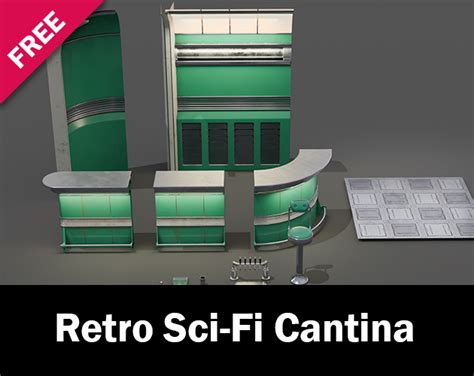 Retro Sci Fi Asset Pack By Bennybgood