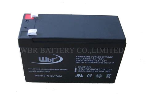 Lead Acid Battery 12v7ah By Wbr Battery Co Limited China