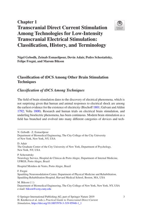 Pdf Transcranial Direct Current Stimulation Among Technologies For