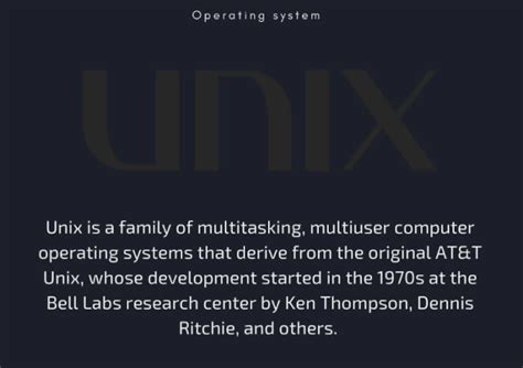 Overview Of Unix Operating System Delhi Magazine Lifestyl Fashion