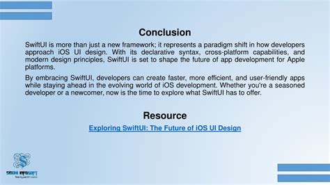 Ppt Exploring Swiftui The Future Of Ios Ui Design Powerpoint Presentation Id13805995