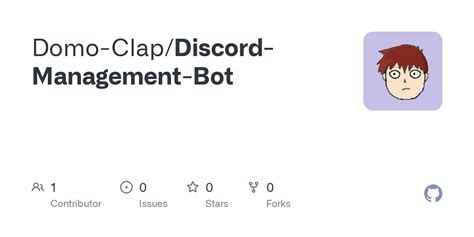 github domo clap discord management bot