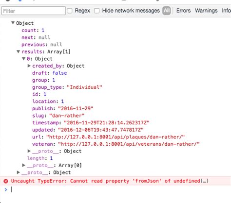 Javascript Iterate Through Nested Django Rest Framework Api With