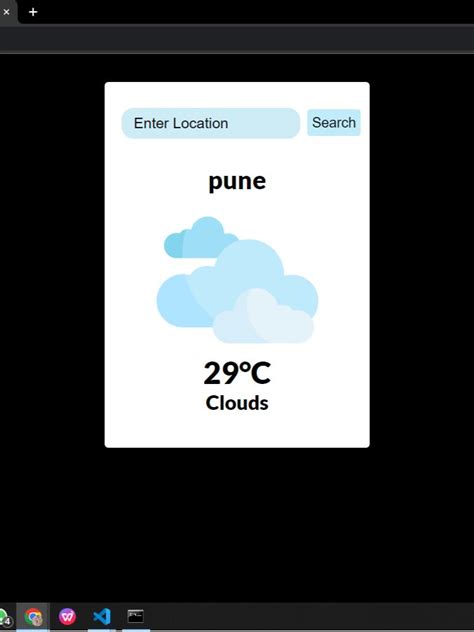 Create A Weather App Using Html Css And Javascript Firoj Sayyad