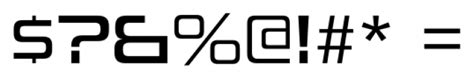 Uniwars Regular Font Sans Serif Modern What Font Is