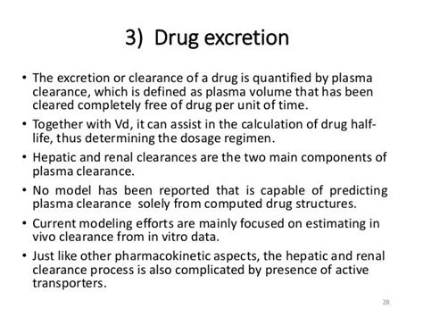 Computational Modeling Of Drug Disposition
