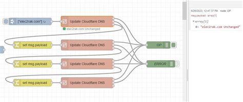 update ip cloudflare dns record ด้วย node red elec2rak