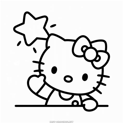 Hello Kitty In Spider Man Costume Easy Drawing Easy Drawings