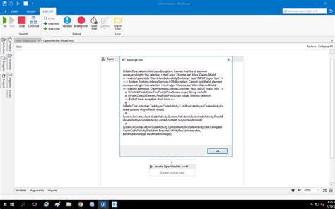 Debug Mode Application Executed But When Code Run Application F5 Got
