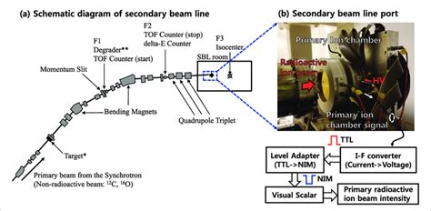 A Schematic Diagram Of The Secondary Beam Line In Himac And B