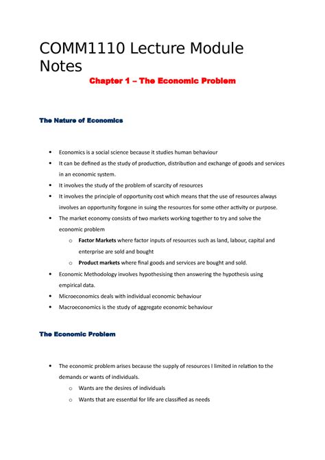 comm1110 lecture 1 notes comm1110 lecture module notes chapter 1