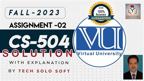 Cs504 Assignment 2 Solution Fall 2023 Cs504 Assignment 2 Solution Fall 2024 By Sohail Youtube