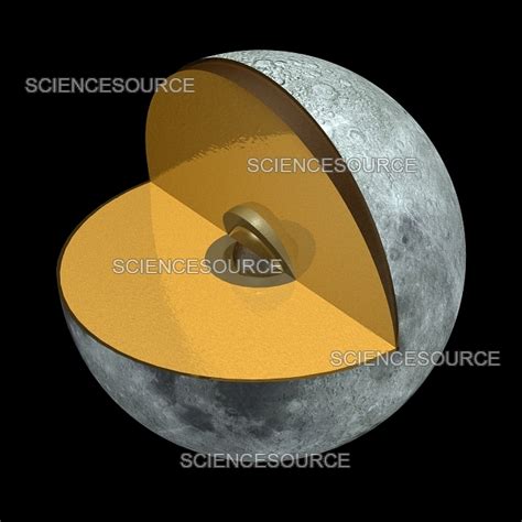 Moon Structure Artwork Stock Image Science Source Images