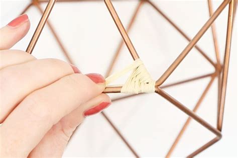 How To Upgrade An Ikea Light Into A Gorgeous Boho Woven Lampshade