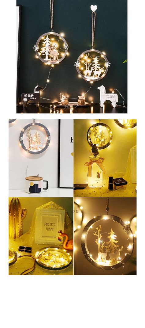 크리스마스 펜던트 트리 와이어전구 풀세트 한샘몰