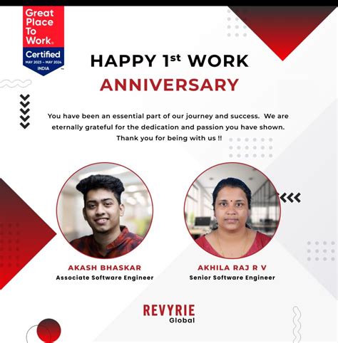 revyrie global on linkedin revyrieglobal happyworkanniversary