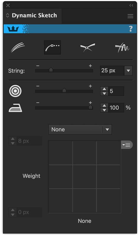 Dynamic Sketch Panel Flyout Menu Astute Graphics Documentation