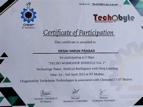 Varun Prasad Desai On Linkedin Ai Deeplearning Iitmadras Workshop Artificialintelligence