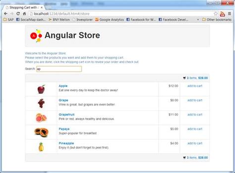 A Shopping Cart Application Built With AngularJS CodeProject