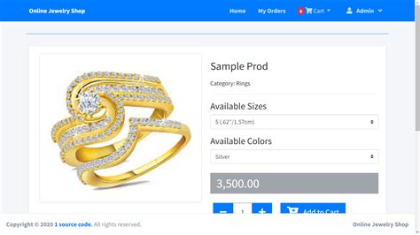 Online Jewelry Shop System In Php My Sql With Source Code