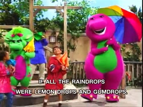 Barney If All The Raindrops Song Vidéo Dailymotion