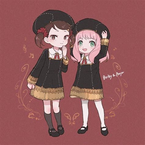 Anya And Becky【2022】 アニメ ラブ アーニャ イラスト