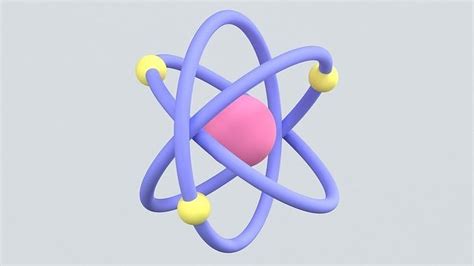 Atomic Structure 3d Icon 3d Model Cgtrader