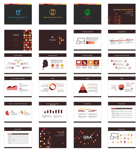 비즈샵 빌게이츠형 사업계획서 Ppt 패키지사각도트 브라운비즈니스 쇼핑 비즈샵 비즈폼cd 엑셀 파워포인트 전문 서식 디자인 서식 브랜드샵