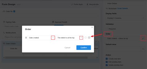 control subform hap